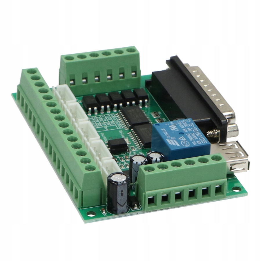 Płyta główna sterownik CNC MACH3 5 osi + Kabel USB - 14662247396 ...