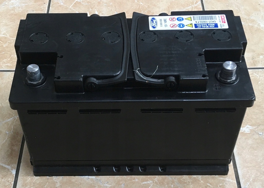 AKUMULATOR FORD MUTLU 800A 80Ah START-STOP AGM 82% - 11912595132 - oficjalne archiwum Allegro