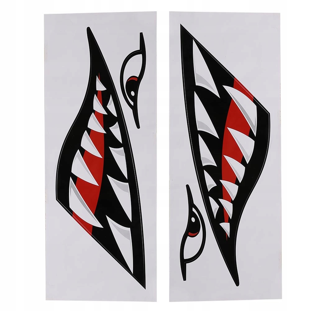 Naklejki na zęby rekina DIY naklejka na łódź - 11970358872 - oficjalne ...