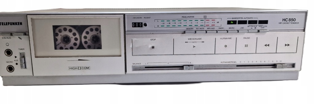 Telefunken HC 850 HC850 magnetofon deck - 15344787118 - oficjalne ...