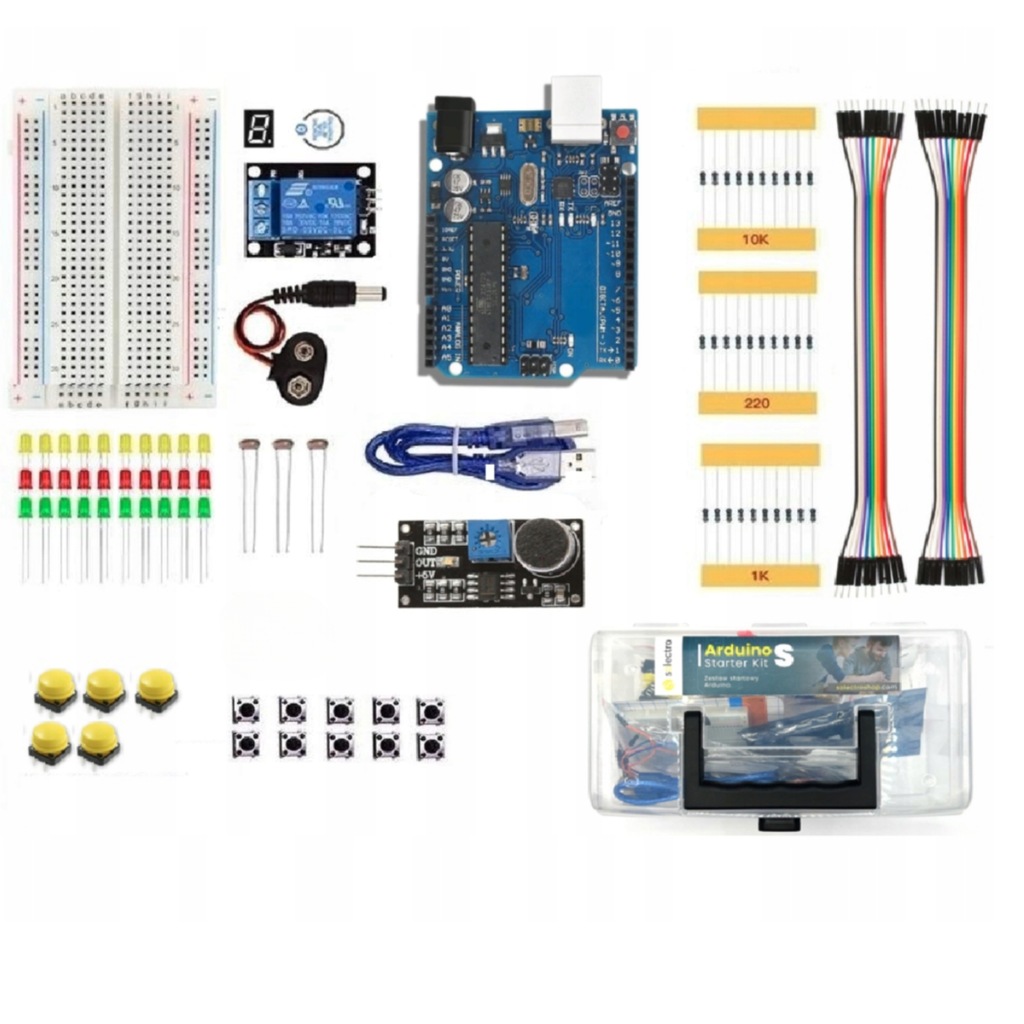 Zestaw startowy S Kompatybilny z Arduino Zestaw Edukacyjny Uno r3 ...
