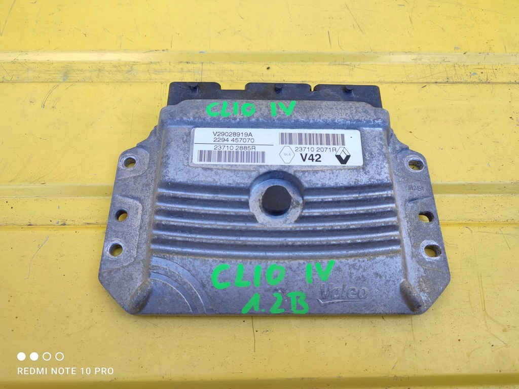 RENAULT CLIO IV STEROWNIK SILNIKA 1.2B - 11992271633 - oficjalne ...