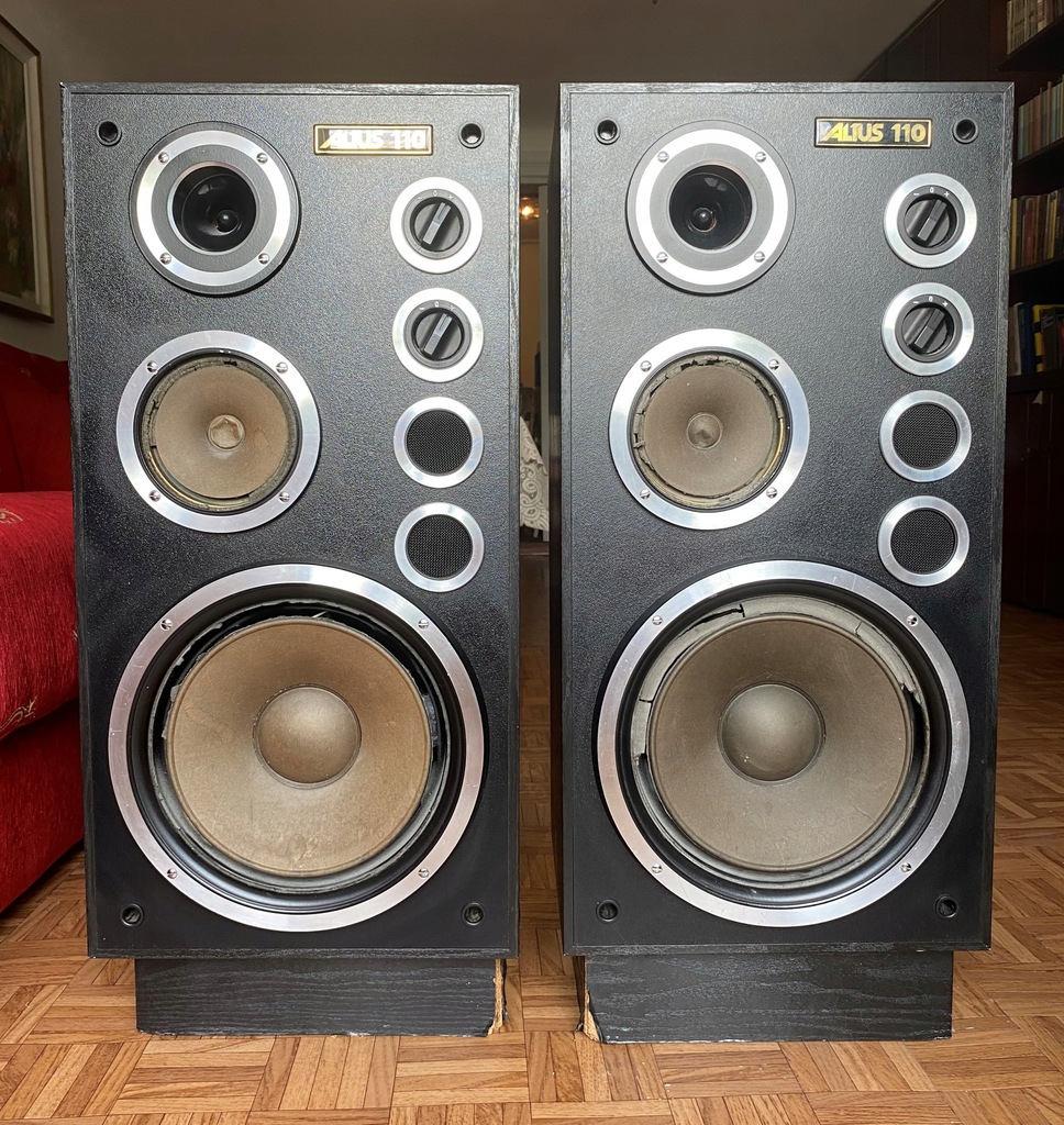 Kolumny Tonsil Altus 110 + kable - 12605475320 - oficjalne archiwum Allegro