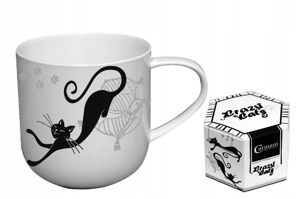 CARMANI KUBEK KOTY CRAZY CATS NA PREZENT W PUDEŁKU - 10707534843 ...