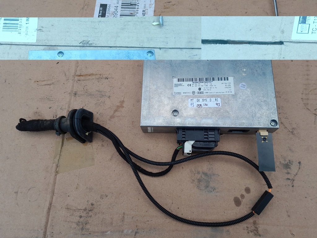 MODUŁ STEROWNIK BLUETOOTH AUDI A6 C6 / A4 B8 / Q7 - 13149090079 - oficjalne archiwum Allegro