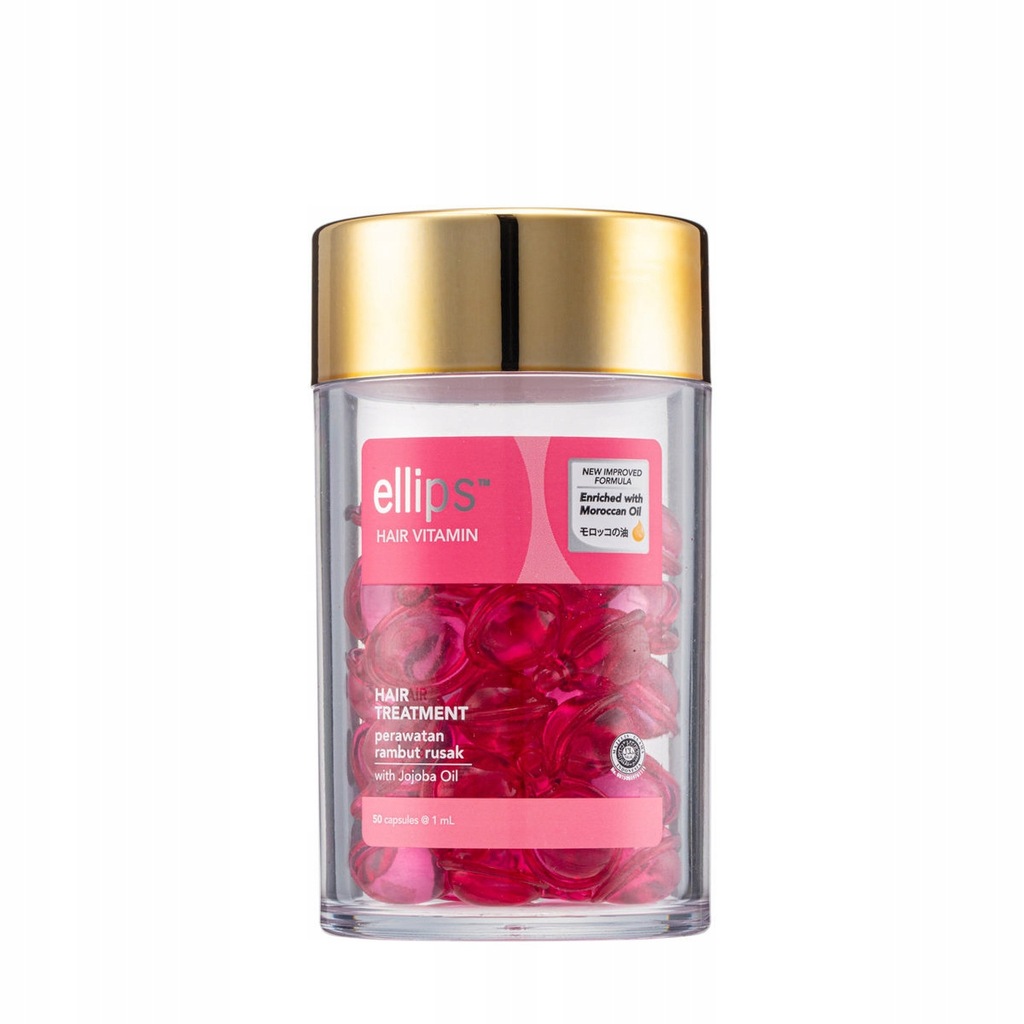 Ellips Pink Hair Vitamin Repair 50 ml-50 kapsułek - 10163881663 ...