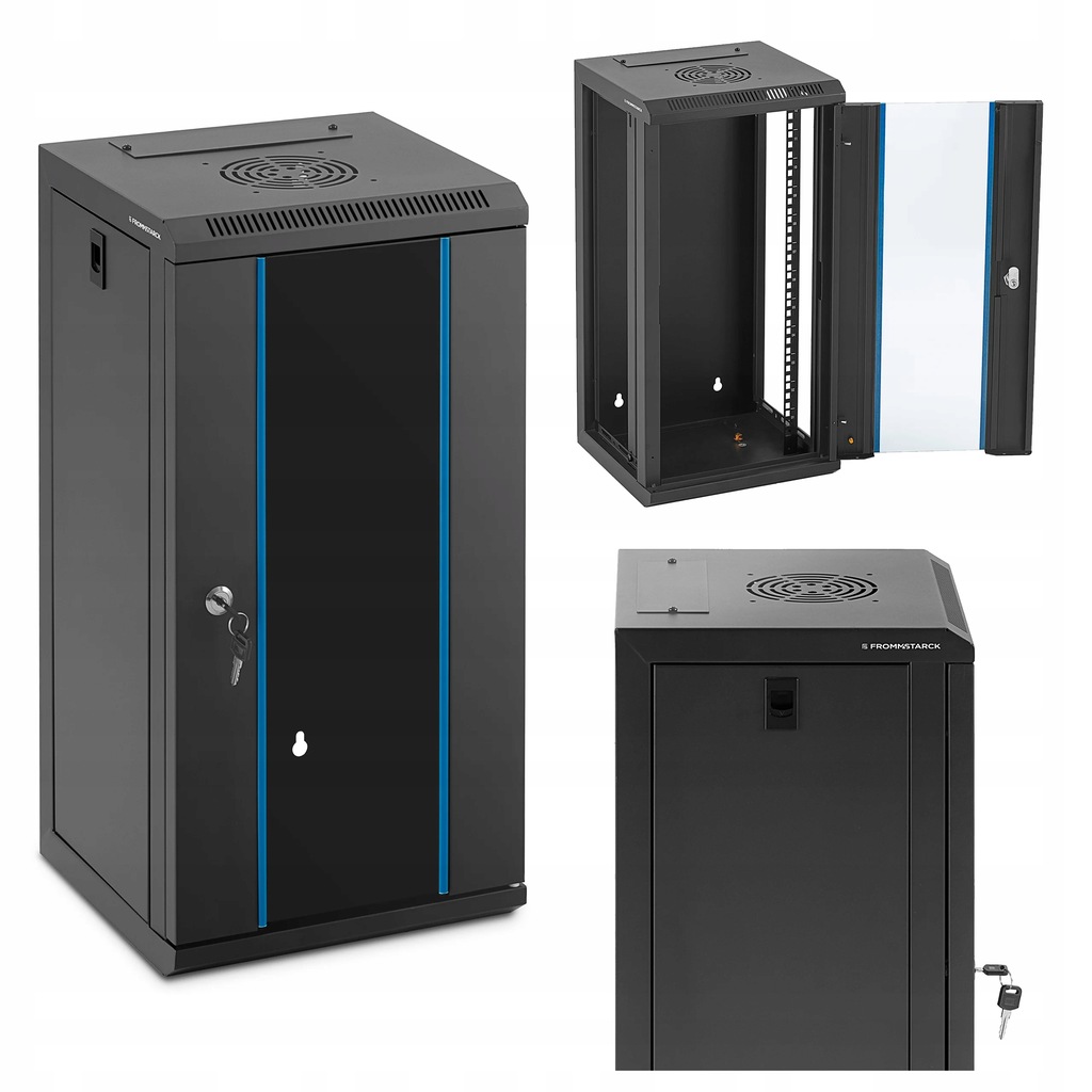 SZAFA SERWEROWA RACK WEWNĘTRZNA ŚCIENNA12U 10'' - 11021636978 ...