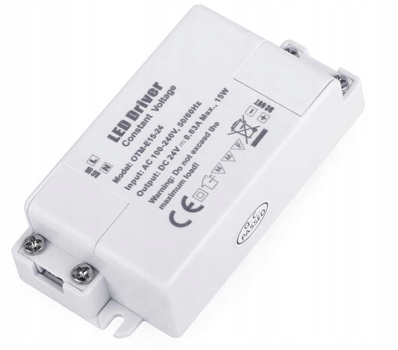 ZASILACZ TRANSFORMATOR LED 24V 15W 0.63A - 13751943750 - oficjalne ...
