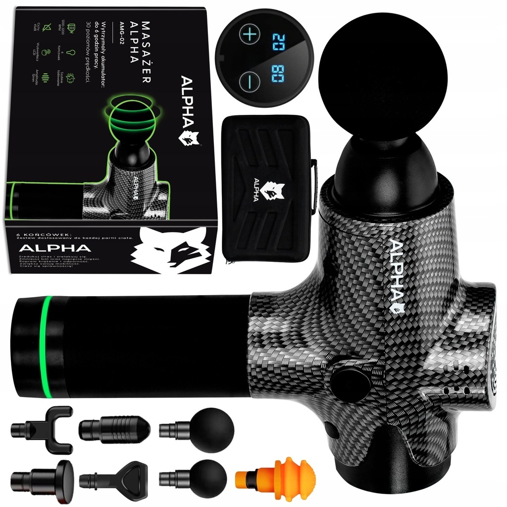 Mocny masażer ciała pistolet Alpha Gun Pro 2 - 13638204604 - oficjalne ...