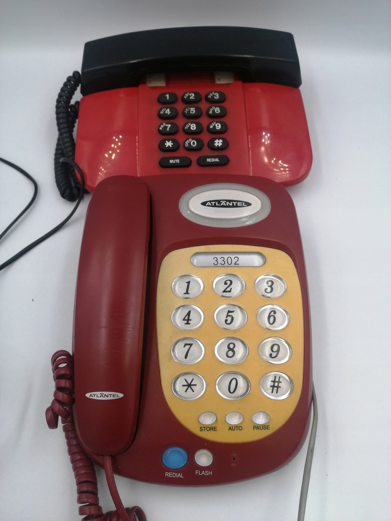 STARY TELEFON STACJONARNY 2 SZTUKI STARE TELEFONY - 11599556626 ...