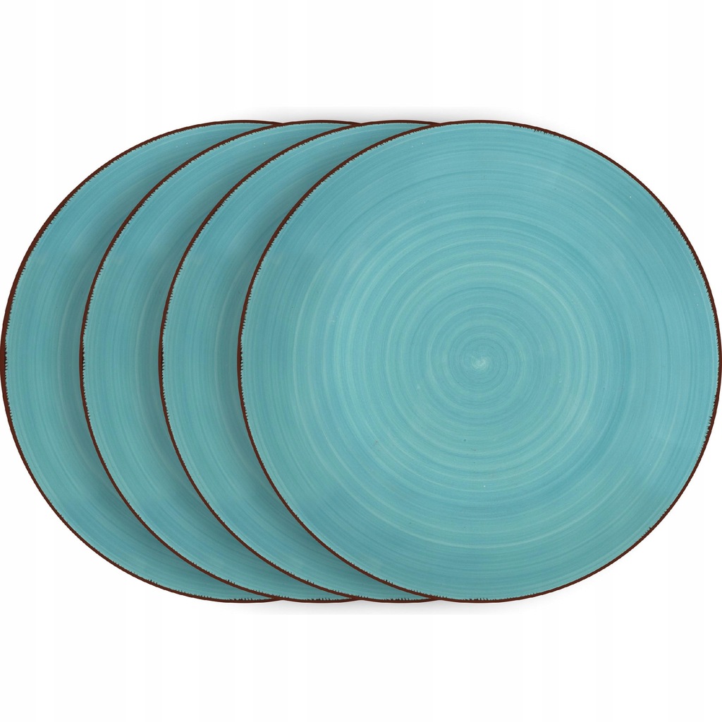 Zestaw Talerzy Obiadowych Ceramiczne LT9052 Śr 26 cm 4 Talerze ...