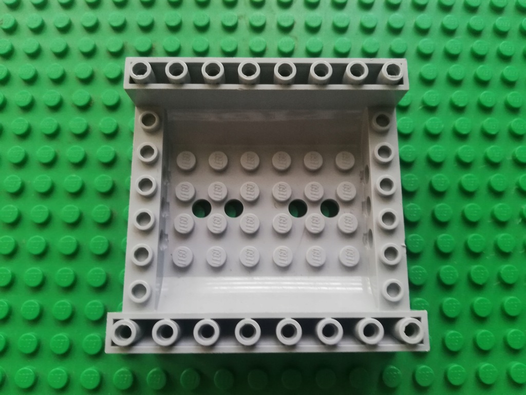 LEGO ELEMENT 8x8x2 PODWOZIE SAMOLOTU 54091 J.SZARE - 12023336620 ...