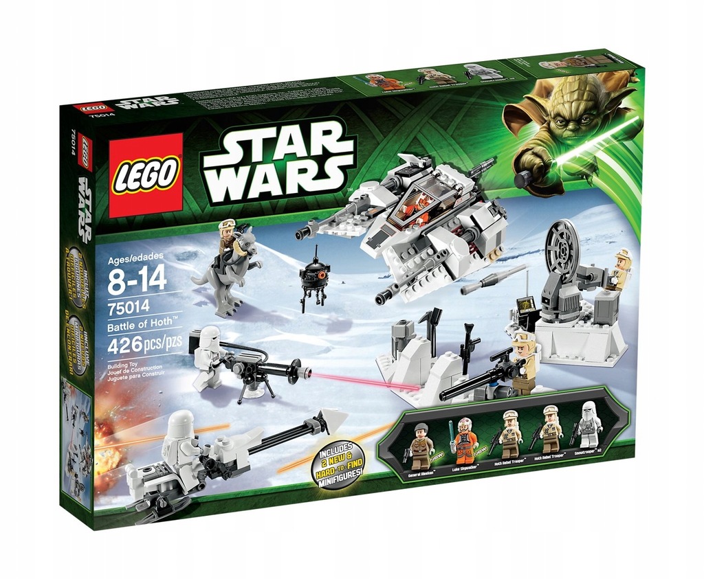 NOWE LEGO STAR WARS 75014 BATTLE OF HOTH UNIKAT ! - 8142638144 ...
