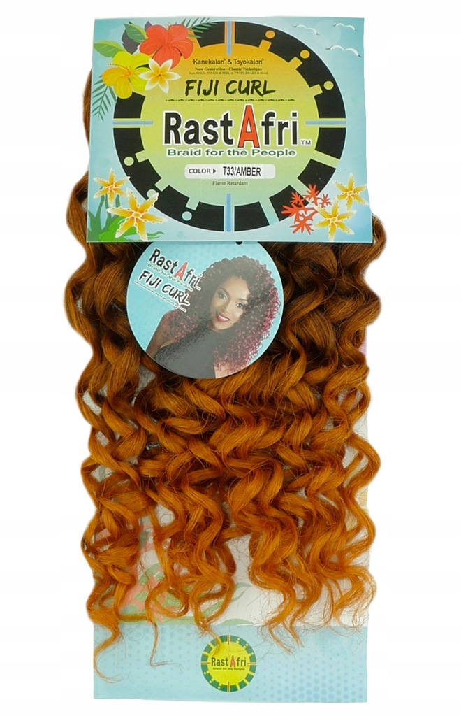 Loczki Syntetyczne Fiji RastAfri Ombre T33/Amber - 13629959484 ...
