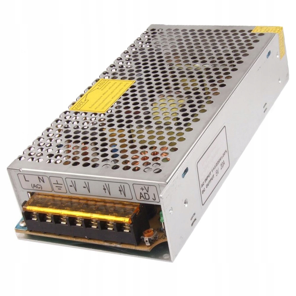 Zasilacz impulsowy OYY 5V 20A 100W transformator - 12357391696 - oficjalne archiwum Allegro