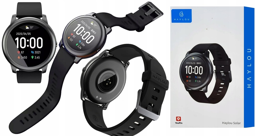 Smartwach XIAOMI Haylou Watch Solar LS05 zegarek - 11602753748 - oficjalne archiwum Allegro