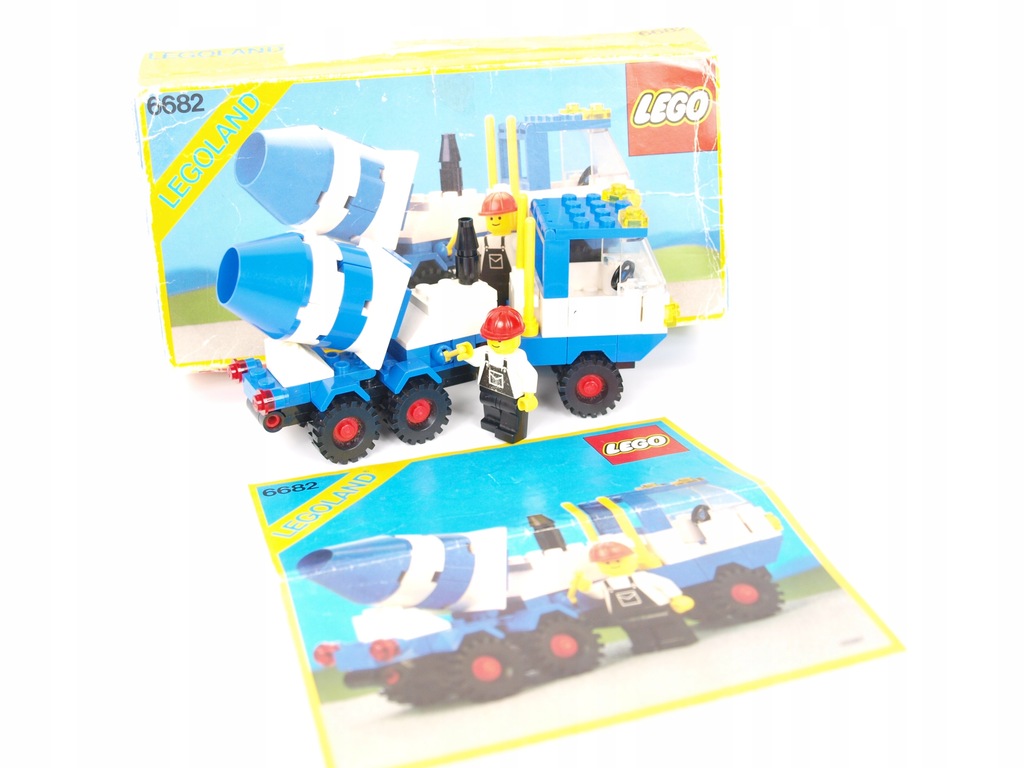 LEGO Lata 80 Legoland 6682 Cement Mixer Betoniarka - 12416517584 ...