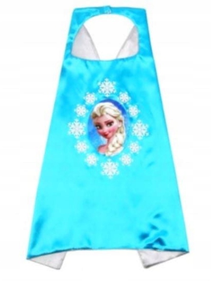 PELERYNA ELSA + MASKA FROZEN ELZA KOSTIUM STRÓJ - 11717538881 ...
