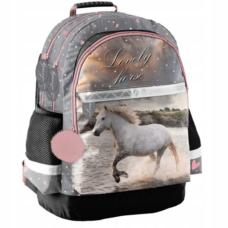 PLECAK SZKOLNY KOŃ z KONIEM KONIE HORSE klasa 1-3 - 12404885024 - oficjalne archiwum Allegro