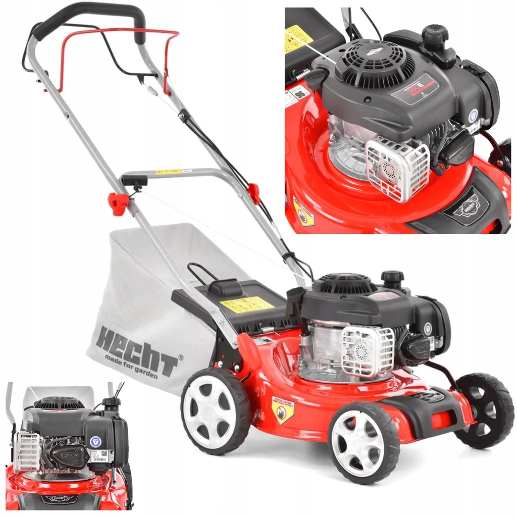 Kosiarka Spalinowa Do Trawy Kosz HECHT 541Bsw Briggs Napęd 40Cm Regulacja - 15052067946 ...