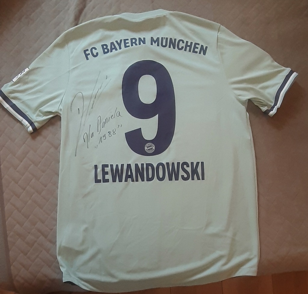 Robert Lewandowski koszulka autograf ! - 11809840172 - oficjalne archiwum Allegro