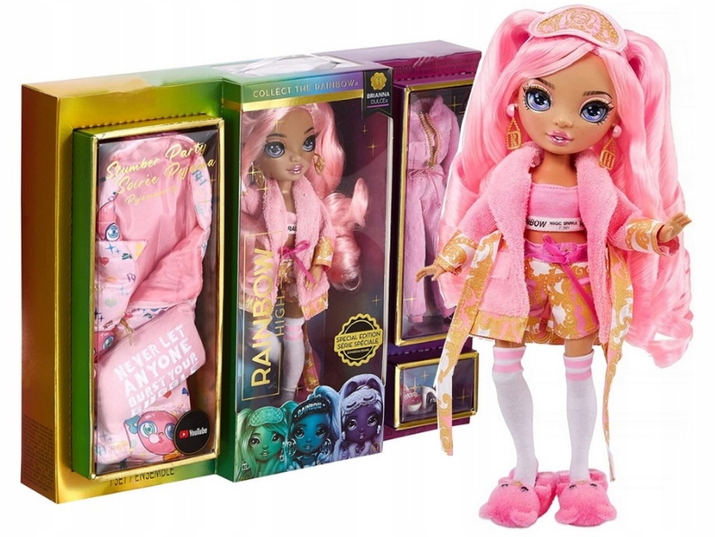 RAINBOW HIGH LALKA PIŻAMA PARTY BRIANNA DULCE - 12809130231 - oficjalne ...