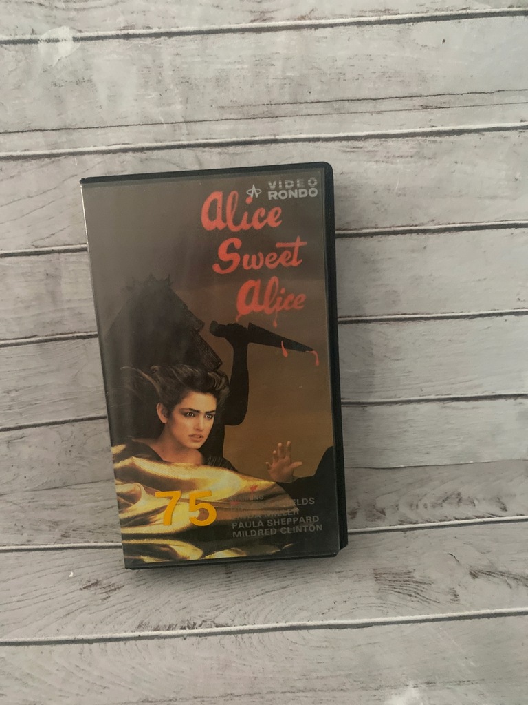 Alice Sweet Alice VHS Ultra Unikat - 13120976681 - oficjalne archiwum ...