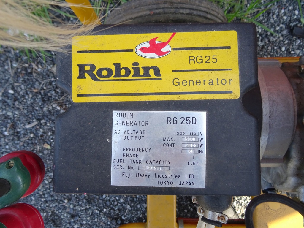 AGREGAT PRĄDOTWÓRCZY ROBIN GENERATOR RG 25D 3000W - 11251339837 ...