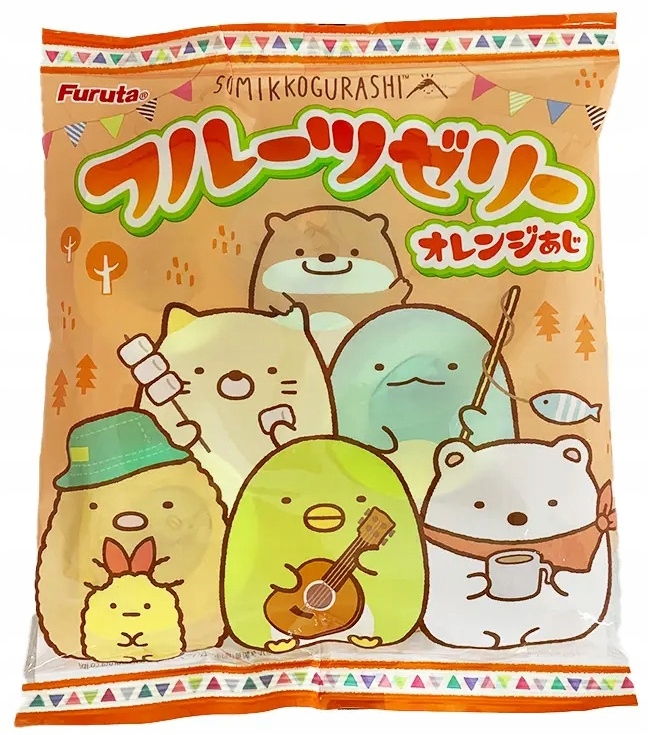 FURUTA SUMIKKO-GURASHI FRUIT JELLY ORANGE 112g - 13089802120 - oficjalne archiwum Allegro