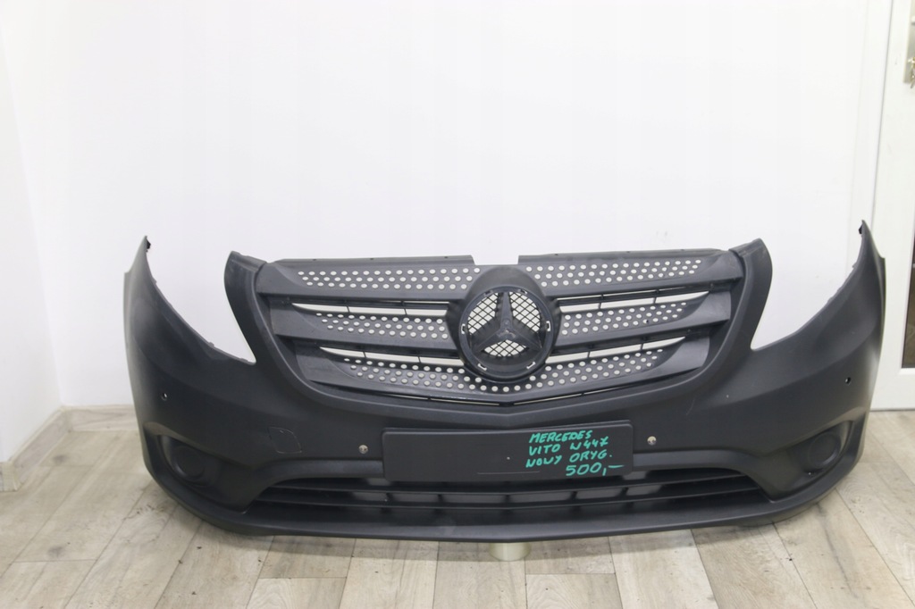 MERCEDES VITO W447 ZDERZAK PRZOD NOWY ORYGINAL - 13243924829 ...