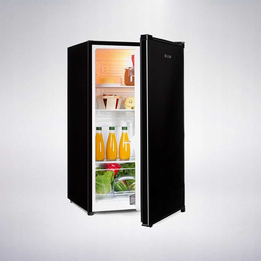 Klarstein mała lodówka szuflada 88L 39dB E czarna - 12561745152 ...