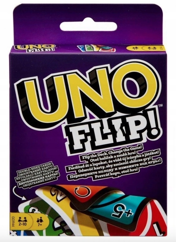 KARTY UNO FLIP GRA KARCIANA ORYGINALNA MATTEL - 12682775679 - oficjalne ...