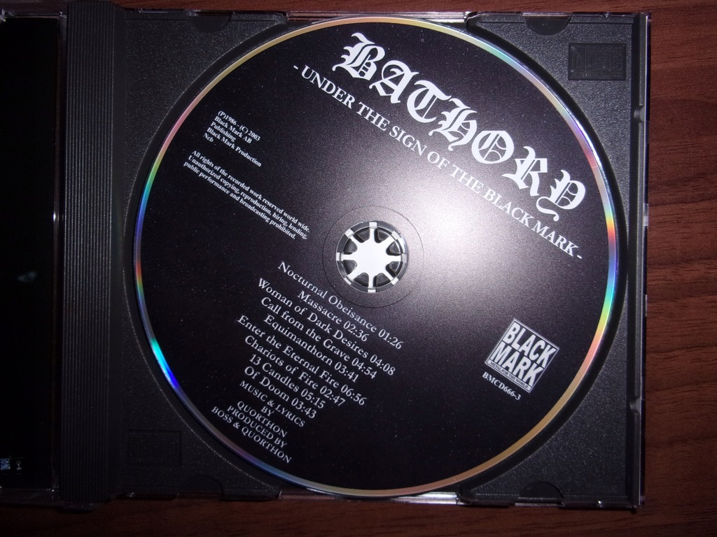 Bathory - Under the Sign of the Black Mark - 12658923589 - oficjalne ...