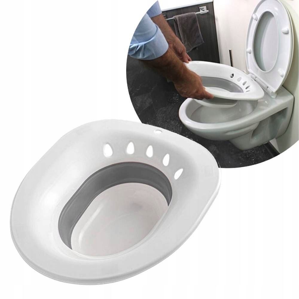 BIDET DO PODMYWANIA MISKA NA TOALETĘ WC SKŁADANY - 12292755918 ...