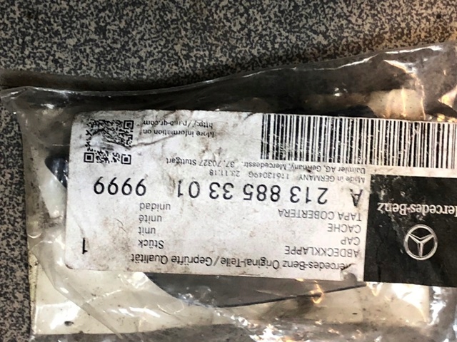 MERCEDES E W213 ZAŚLEPKA ZDERZAKA TYŁ A2138853301 - 8635756992 ...