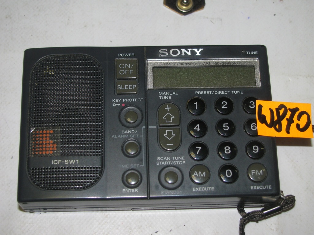 RADIO SONY ICF-SW1 - NR W870 - 12411752144 - oficjalne archiwum Allegro
