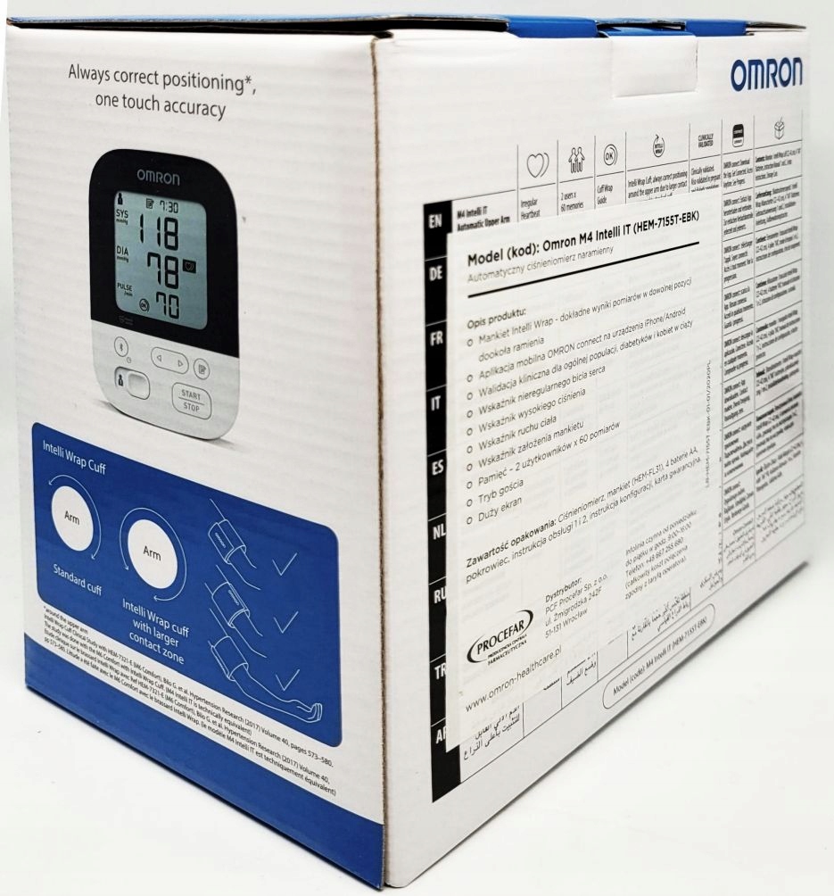 Купить OMRON M4 IT ПЛЕЧЕВОЙ МОНИТОР АРТЕРИАЛЬНОГО ДАВЛЕНИЯ + БЛОК ...