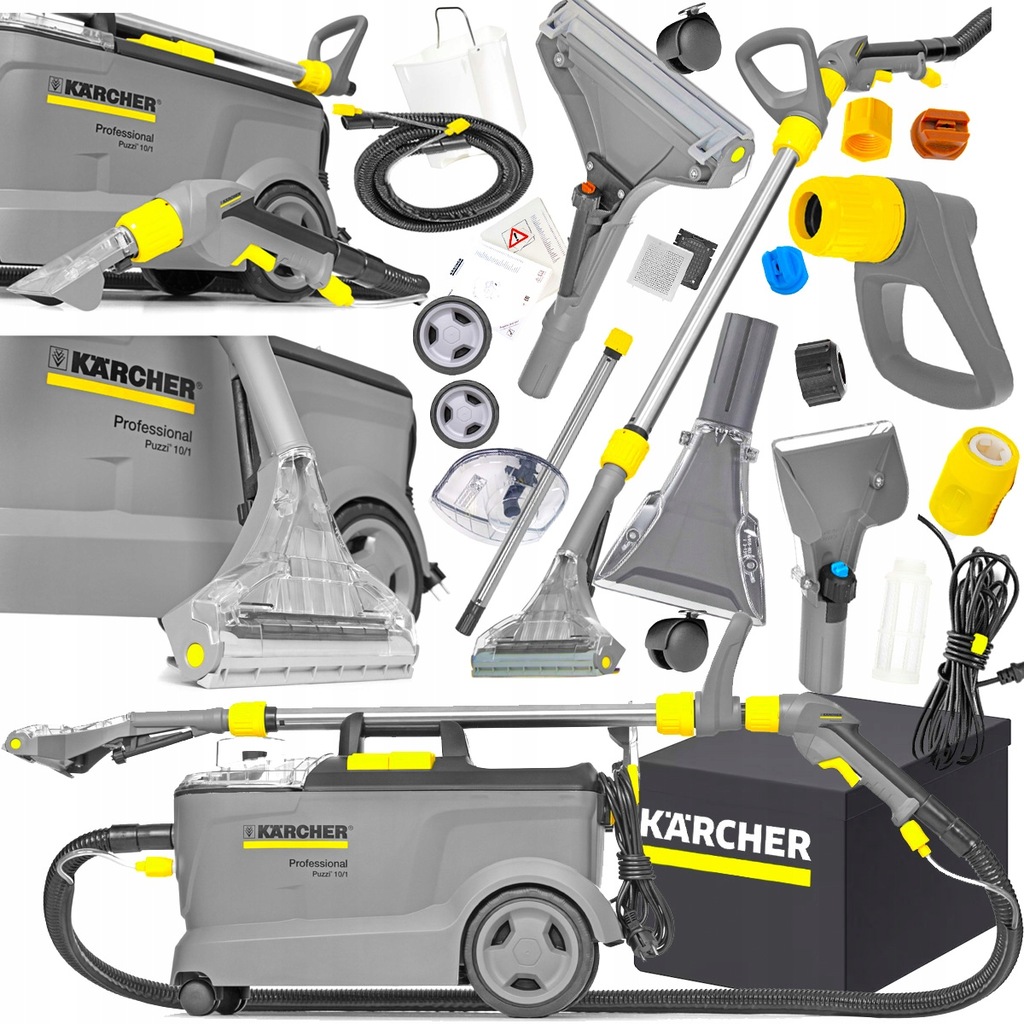 KARCHER PUZZI 10/1 ODKURZACZ PIORĄCY dywany + tapi - 12305006796 ...