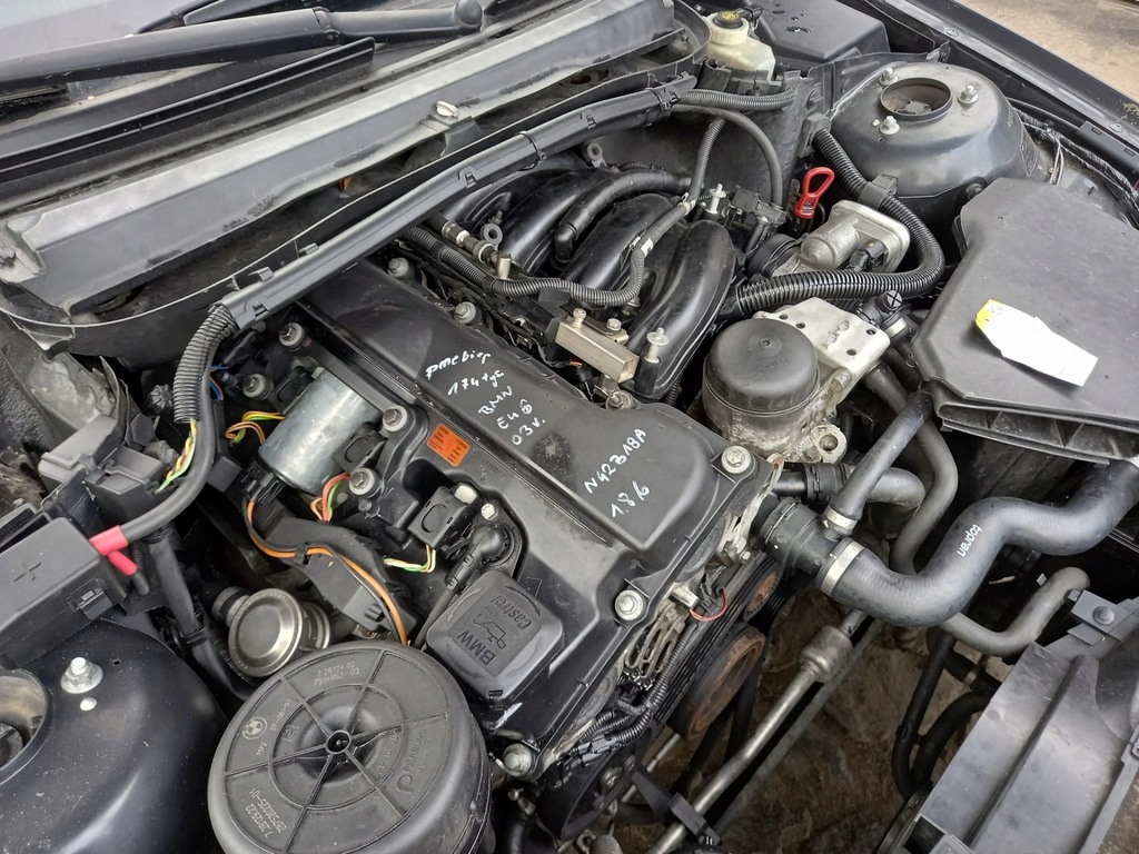 Silnik N42B18A 1.8b BMW E46 03r. - 13268025838 - oficjalne archiwum Allegro