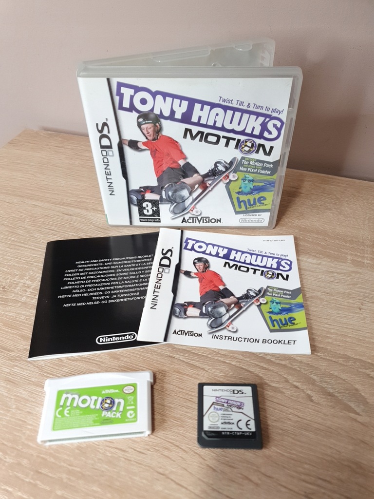 TONY HAWKS MOTION - NINTENDO DS KOMPLET +MOTION - 14080185581 ...
