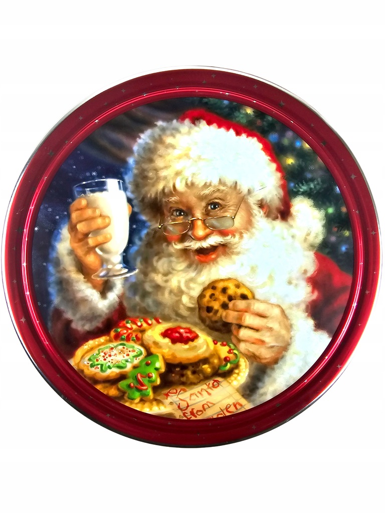 Delicpol Ciastka o Smaku Maślanym Puszka Świąteczne Wzory 340g ...