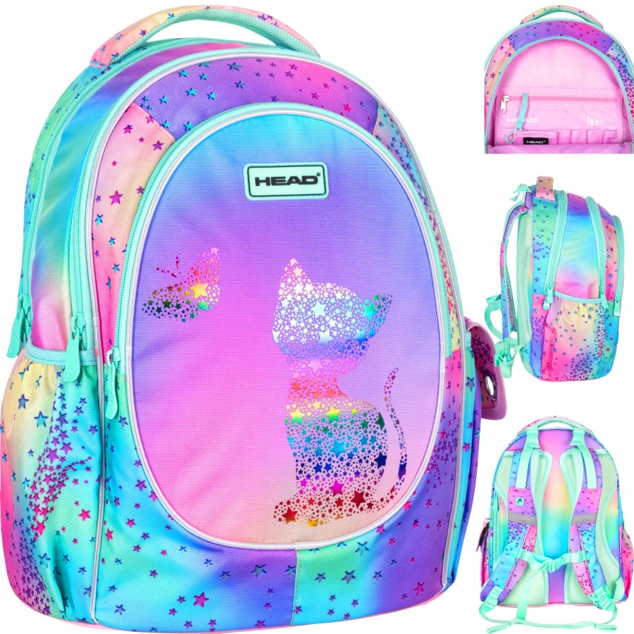 TORNISTER PLECAK SZKOLNY DLA DZIEWCZYNKI 1 KLASA KOT KOTEK - 10656126107 - oficjalne archiwum ...