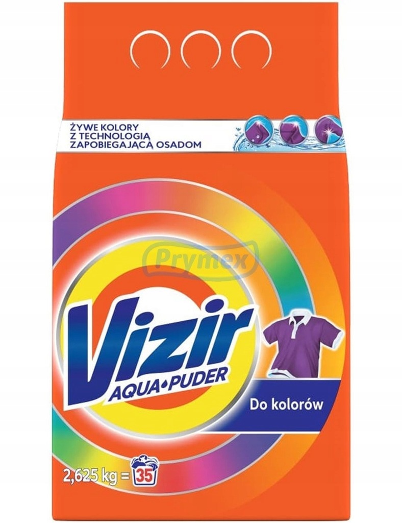 Vizir Proszek do Prania Koloru 2,625 kg 35p - 11480875239 - oficjalne ...
