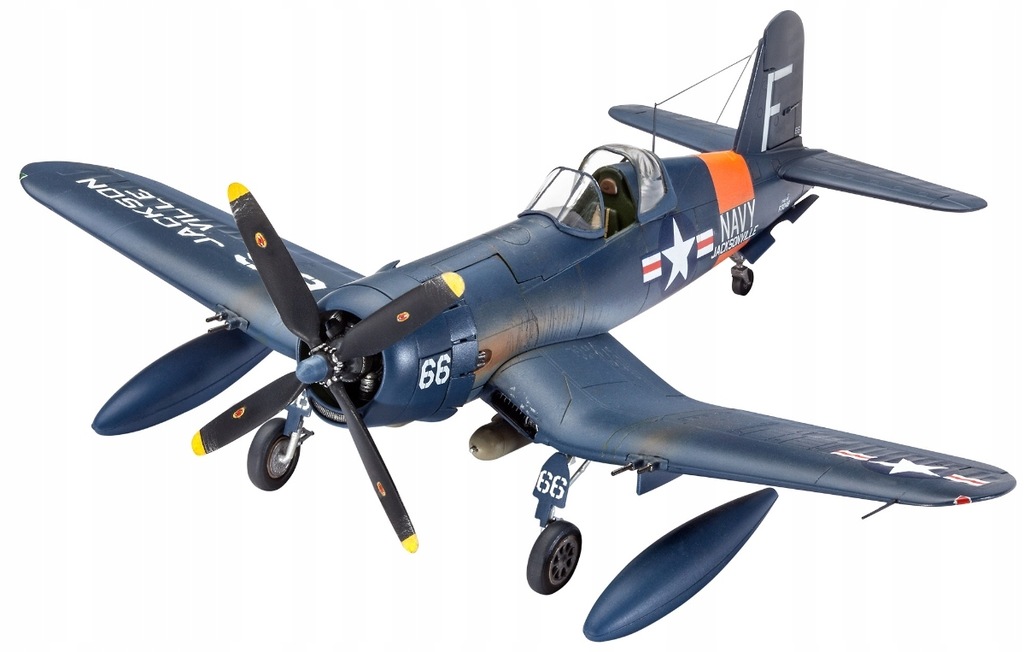 Купить Комплект модели Revell F4U-4 Corsair, клей, краски: отзывы, фото и характеристики на ...
