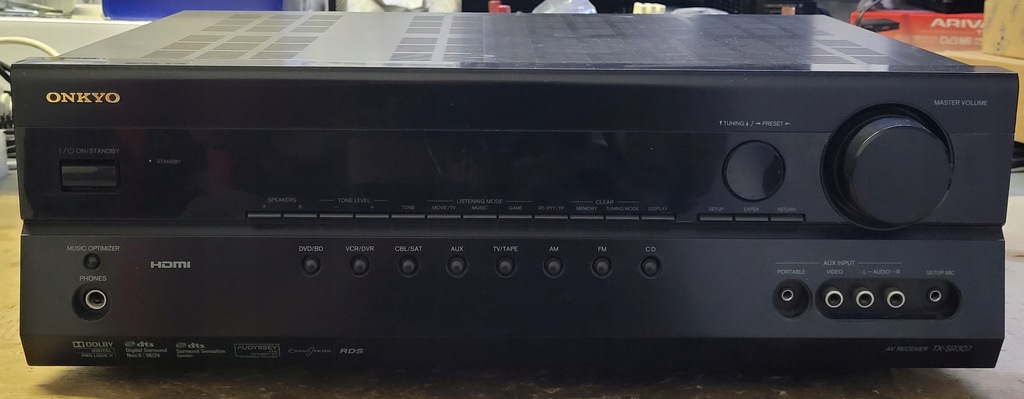 ONKYO TX-SR307 amplituner, uszkodzony - 12588472461 - oficjalne archiwum Allegro