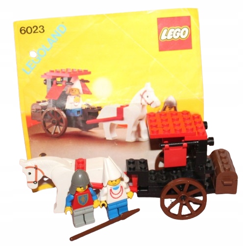 LEGO CASTLE 6023 INSTRUKCJA Maiden's Cart ZESTAW UNIKAT - 17291270781 ...