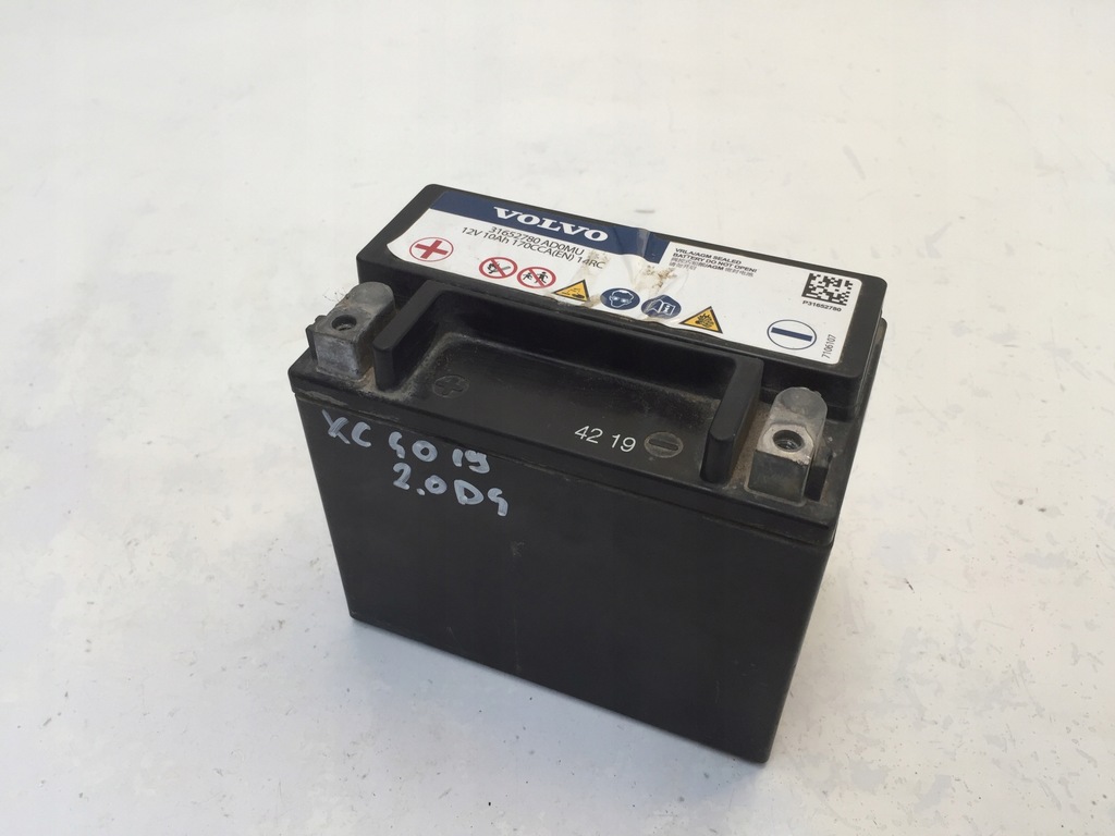 VOLVO XC40 AKUMULATOR DODATKOWY POMOCNICZY 10Ah - 12356082591 - oficjalne archiwum Allegro
