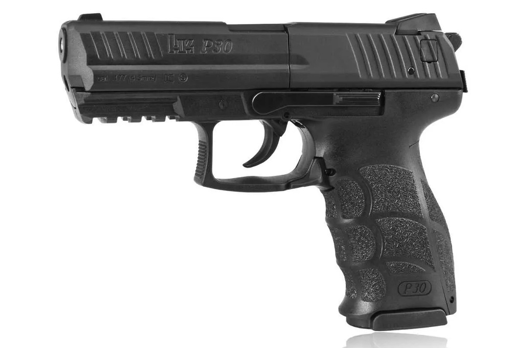 Wiatrówka Pistolet Heckler&Koch H&K P30 4,5mm + zestaw - 14796130958 - oficjalne archiwum Allegro