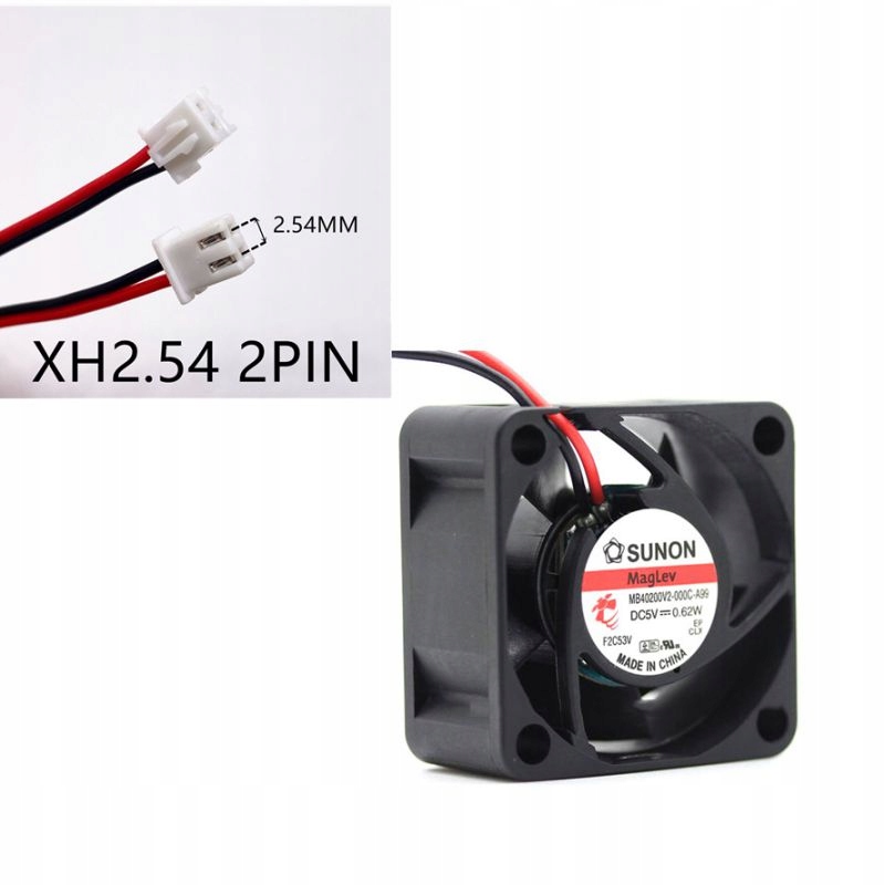 Sunon Maglev DC5V 0.62w 4020 40 40*40*20MM Fan Fan - 12945048812 - oficjalne archiwum Allegro