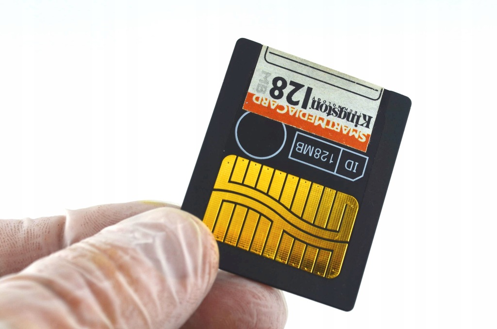 KINGSTON karta SmartMedia 128MB SM stara retro pam - 11798262986 ...